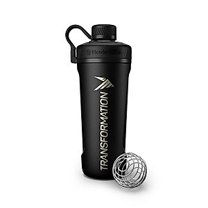Transformation Performance Shaker BlenderBottle® | Double Insulated, Leak Proof & BPA Free | Perfect for Protein Shakes/Powder Mix | 26 Oz with Steel Whisk Ball (1)
