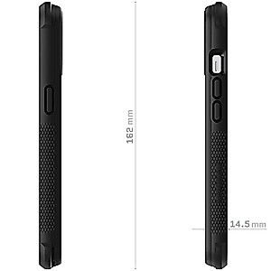 Ghostek NAUTICAL iPhone 13 mini Case Waterproof with Screen Protector, Belt Clip Holster, and MagSafe Magnet Built-in Protective Full Body Cover Designed for 2021 Apple iPhone13mini (5.4 inch) (Black)