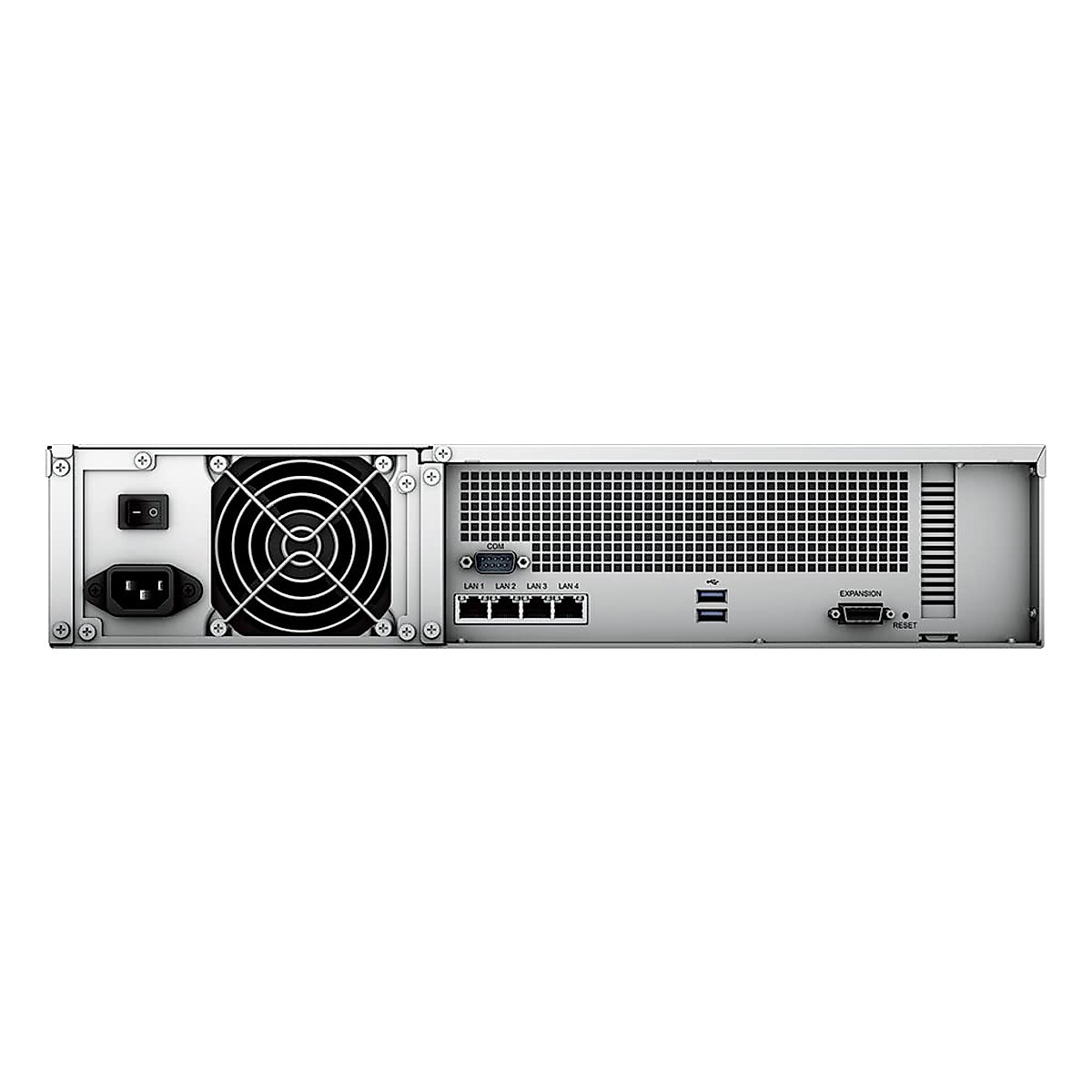 Synology RackStation RS2421+ NAS Server with Ryzen 2.2GHz CPU, 32GB Memory, 24TB SSD Storage, 4 x 1GbE LAN Ports, DSM Operating System Bundle with Rail kit