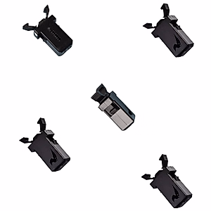Sooyee Trash Can Plastic Lock Self 5pcs Black Self,Locking Switch Replacement Catch Compatible Touch Lid Bin Repair Clip