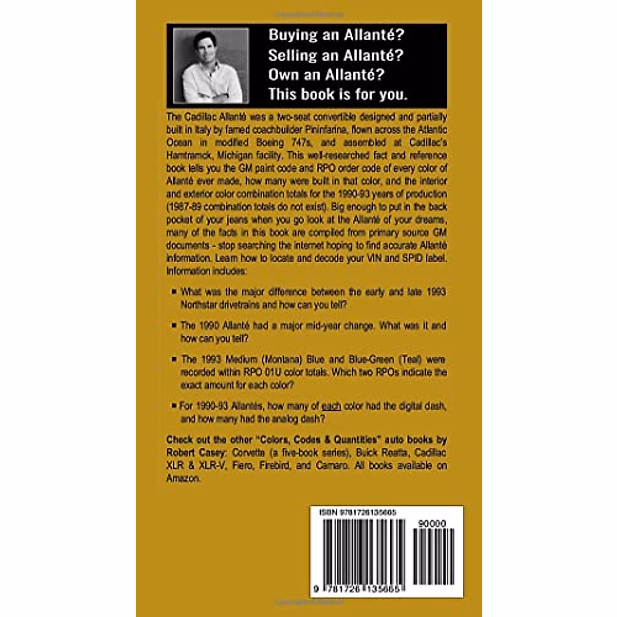 All 1987-1993 Cadillac Allante Colors, Codes & Quantities: How Rare is Your Allante?
