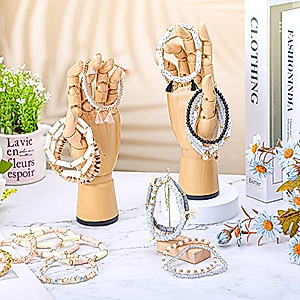 Jadive 24 Pieces 4 Set Bead Bracelets Heishi Stackable Bracelets for Women Clay Boho Disc Bracelets Y2K Aesthetic Layering Boho Surfer Bracelets Bohemian Bracelet Christmas Beach Jewelry for Women