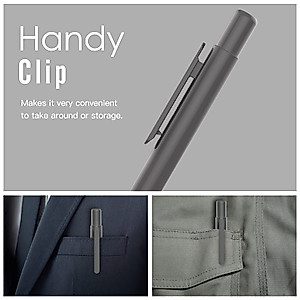 MoKo Holder Case for Apple Pencil 1st Generation, Retractable Apple Pencil 1st Case Protective iPad Pencil Sleeve Skin Cover with Clip - Dark Gray