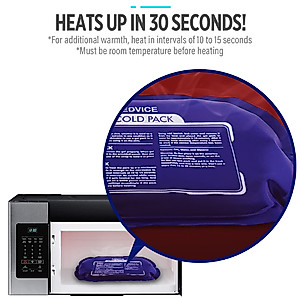 Reusable Hot and Cold Ice Packs for Injuries (3-Piece Set), Joint Pain, Muscle Soreness and Body Inflammation - Reusable Gel Wraps - Adjustable & Flexible for Knees, Back, Shoulders, Arms and Legs