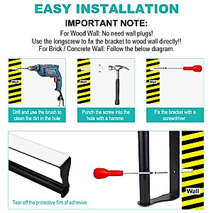 MGahyi Paper Towel Holder Dispenser for Walls or Under Cabinet ,Self Adhesive or Screw Mounting Paper Towel Holder Wall Mount for Kitchen, Pantry,Cupboard, Sink Storage