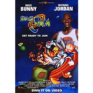 MariposaPrints 65841 Space Jam Movie Michael Jordan, Bill Murray Decor Wall 36x24 Poster Print