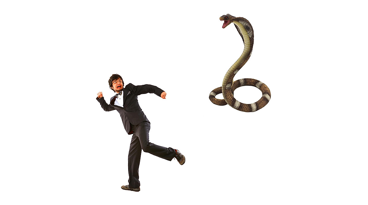 King Cobra Figurine Toy: Realistic Snake for Kids & Garden
