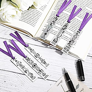 6 Pieces Confirmation Live by The Spirit Metal Bookmarks Confirmation Metal Bookmarks Baptism Bookmark with Ribbons for Communion Baby Shower Birthday(Communion)