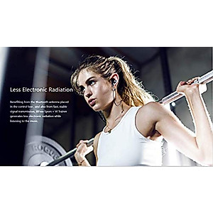 1MORE Vi React In-Ear Headphones Powered by Vi, Bluetooth Sport Wireless Earphones with AAC, IPX6 Waterproof, Lightweight, Secure Fit - Space Gray, 52