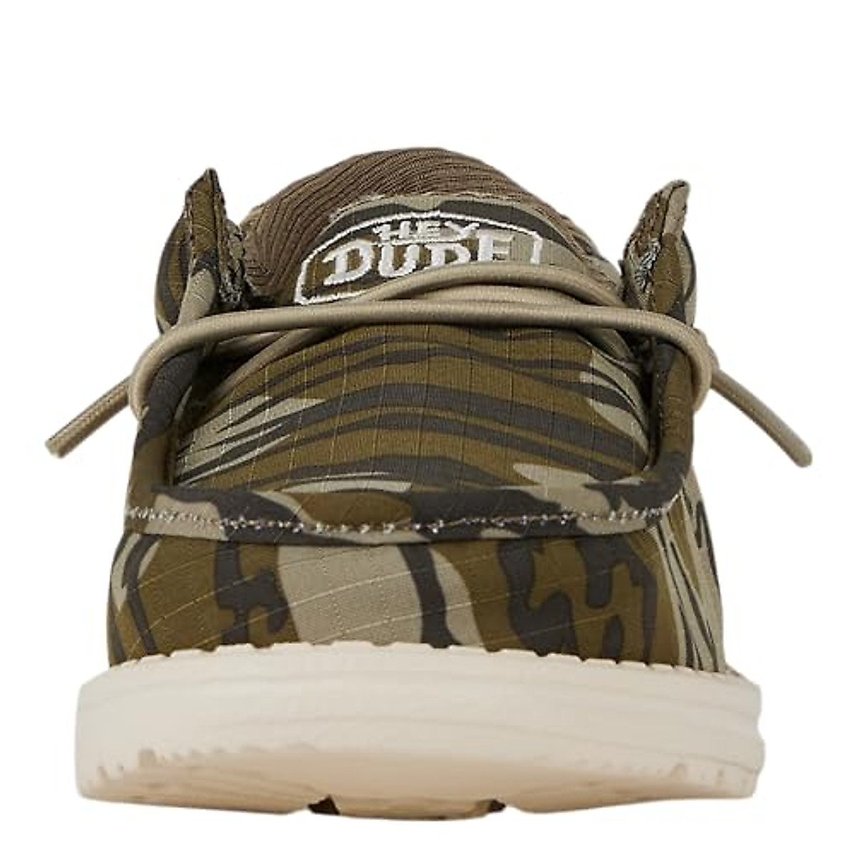 Hey Dude Boy's Wally Mossy Oak Original Botttomland T Camo Size 5 | Youth's Shoes | Youth Slip-on Loafers | Comfortable & Light-Weight