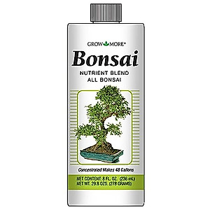 GROW MORE Bonsai Nutrient Blend Fertilizer 1-1-1