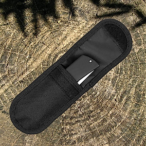 allvin R8308 Folding Knife D2 Satin Drop Point Blade Black G10 with Stainless Steel Sheet Handle Outdoor Camping Hiking Fishing EDC Pocket Survival Knives