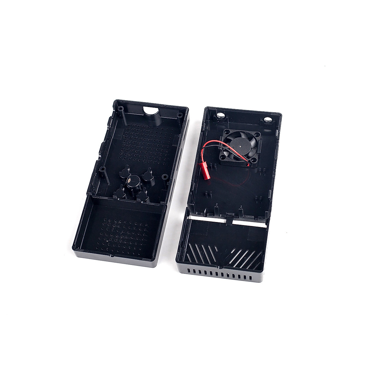 Summitlink Black Case with Fan for ADS-B Raspberry Pi DIY Kit, Matte Finish Tool Free Assembly (Does not fit AHRS)