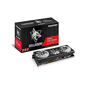 PowerColor Hellhound AMD Radeon RX 6700 XT Gaming Graphics Card with 12GB GDDR6 Memory, Powered by AMD RDNA 2, Raytracing, PCI Express 4.0, HDMI 2.1, AMD Infinity Cache