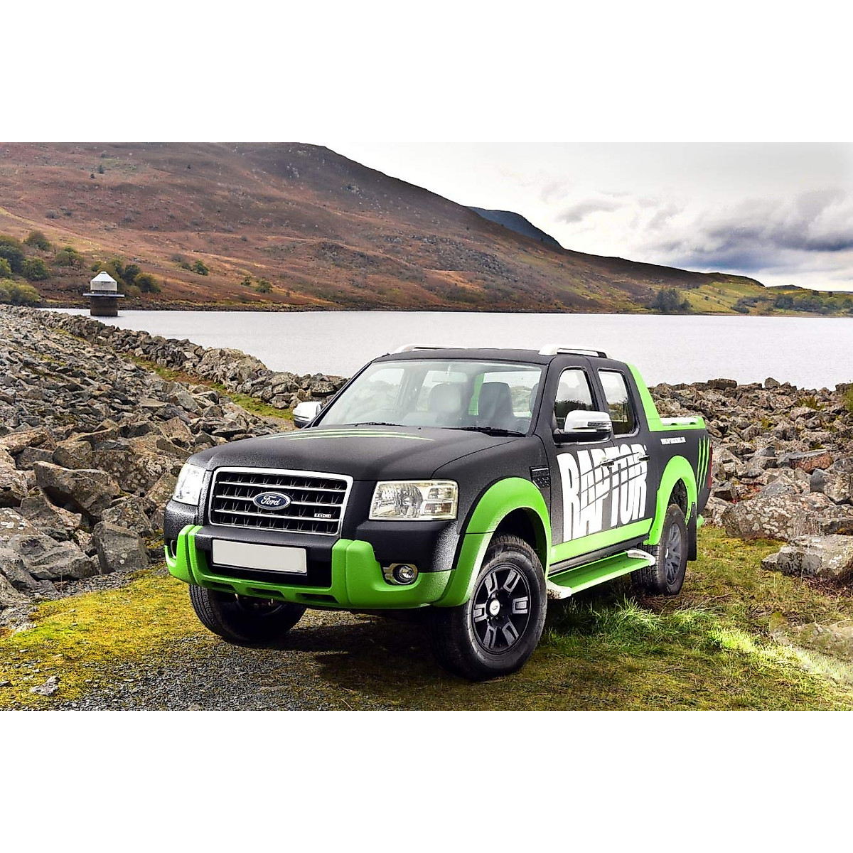 RAPTOR 0820V Black Truck Bed Liner 1 US Gallon Kit 2.6 VOC, 135.24 Fluid_Ounces