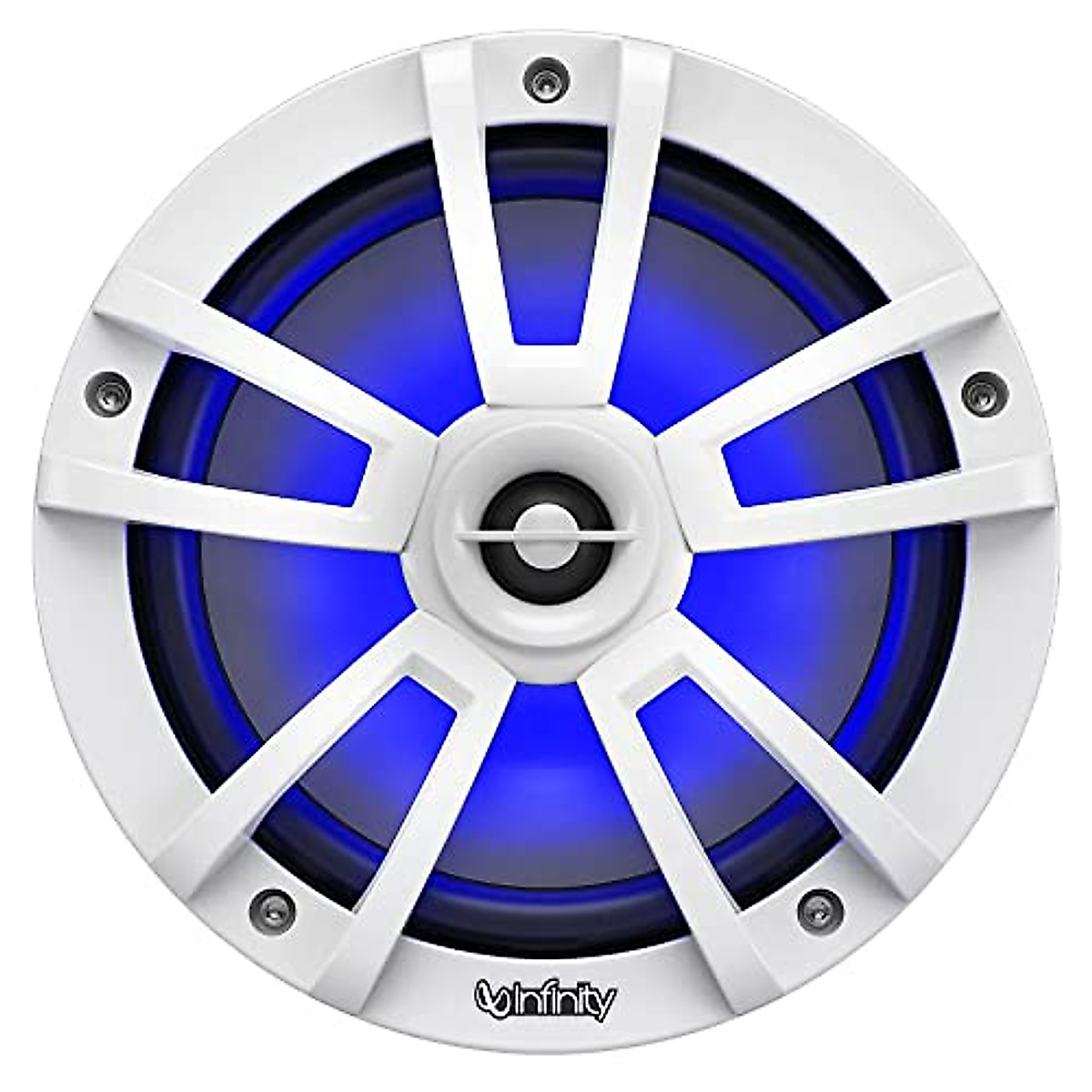 Infinity Mobile Marine Performance Series 8" 2 way speaker with RGB lighting - White