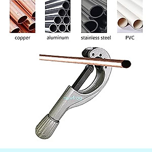 nuwfrog Tubing and Pipe Cutter 1/4 to 2-5/8 Inch with Extra Blade for Pipe Copper Thin Stainless Steel Tube