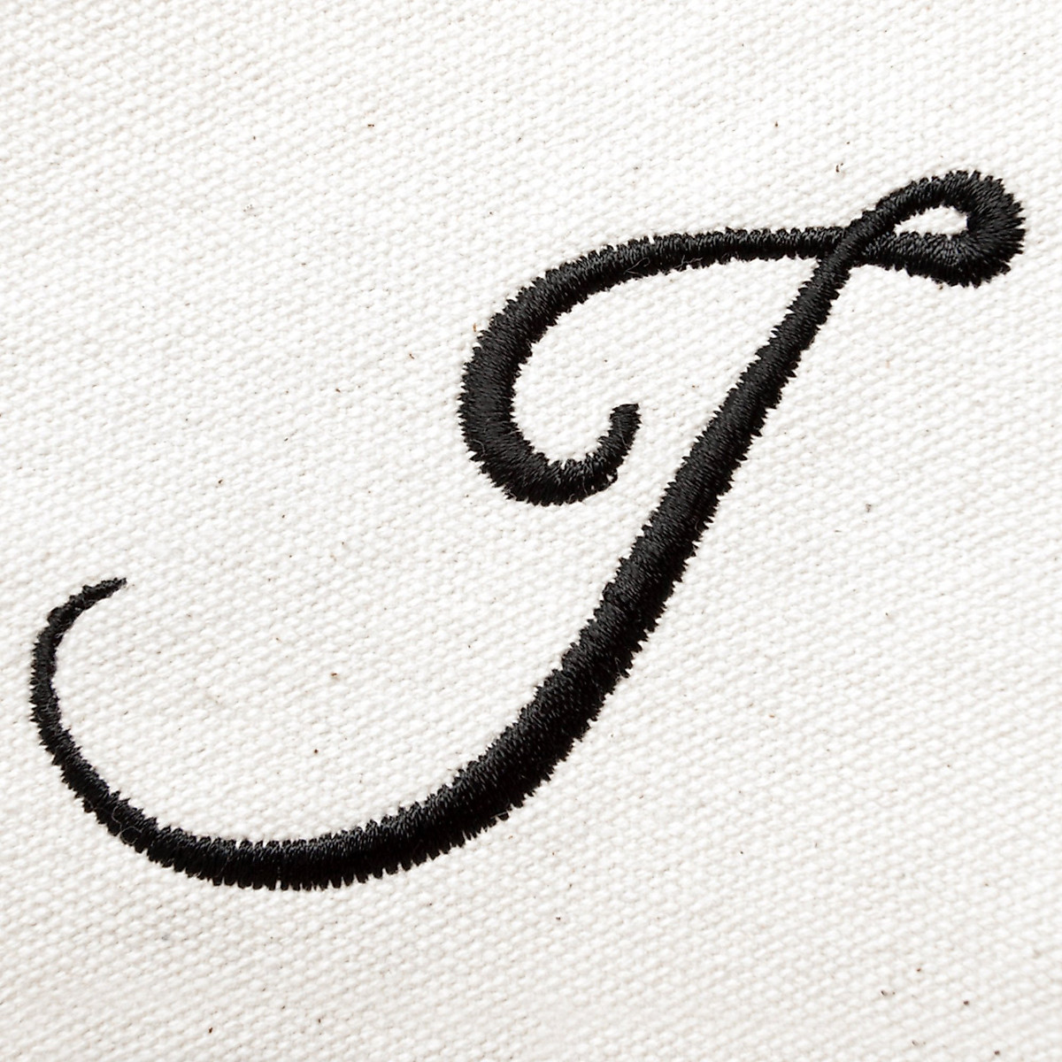 DALIX Personalized Tote Bag Monogram Black - J