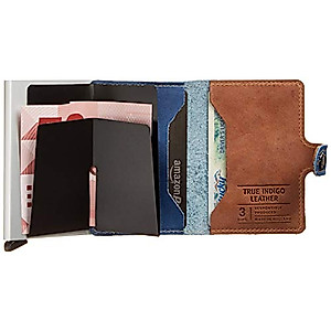 Secrid Mini Wallet Genuine Leather Indigo 3 Safe Card Case max 12 cards