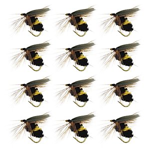 Create idea 20PCS Fly Fishing Lures Bionic Bee Baits Artificial Insect Lures Simulation Bass Lures for Trout Bass Salmon Fishing Tackle Fishing Gear
