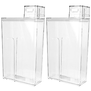 Alipis 2pcs Lotion Transparent Sub Bottle Refillable Containers Washing Powder Bucket Liquid Sub Bucket Laundry Soap Dispenser The Pet Dedicated Household Bucket