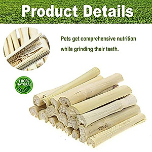 Chngeary 150g Small Animals Chew Toys Molar Sticks, Apple Sticks Timothy Hay Sticks Sweet Bamboo 3Types Combined for Rabbit Chinchilla Guinea Pigs Squirrel Hamster