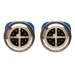 Tripp Lite M12 X-Code Cat6 Ethernet Cable Blue (M/M), 1 Gbps, UTP, UL CMR-LP Certified for 60W PoE, Heavy-Duty IP68 Rating, 9.8 Feet / 3 Meters, (NM12-601-03M-BL)