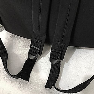 New Solid Color Waterproof Backpack Simple School Bag Casual Backpack Travel Bag School Backpack (Green)