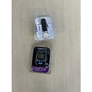 Mini Digital Metronome, Multifunctional, Portable, Volume Adjustable, Clip on, with Speaker, Beat Tempo, with Battery for Piano, Guitar, Saxophone, Flute, Violin, Drum (Black)