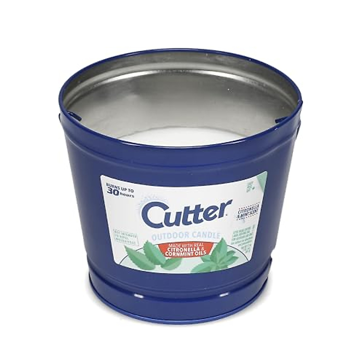 Cutter Outdoor Scented Candle Citronella and Mint Scent Brings Glow and Ambiance to Your Outdoor Space, 17 Ounces