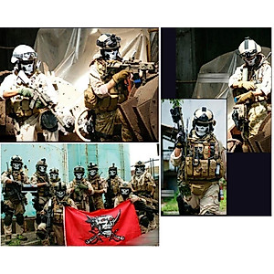 Hitaocity Skull Face Multi Use Face Mask Scarf Head Wrap