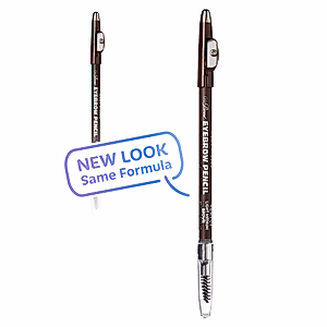 Ruby Kisses Go Brow Wooden Eyebrow Pencil (6 Count, Medium Brown)