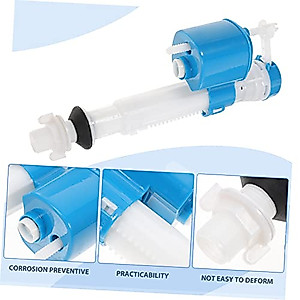 OSALADI 1 Set Float Valve Water Valve Accessories Toilet Flusher Replacement Kit Toilet Tank Mute Button Whelping Kit Toilet Tank Parts Toilet Repair Accessories Toilet Repair Kit Mute Abs