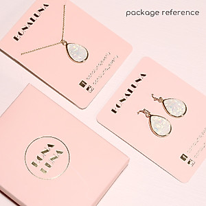 BONALUNA Bohemian Wood And Marble Effect Triangle Drop Statement Earrings (TURQ)