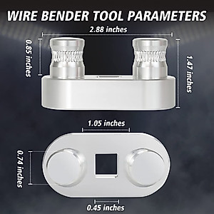 SAINTAGO Wire Bender Tool, Wire Bender, Cable Bender Electrical for Tight Places, Knuckle Bender Saving Cable Bender 500MCM Electrical Tools(77455)