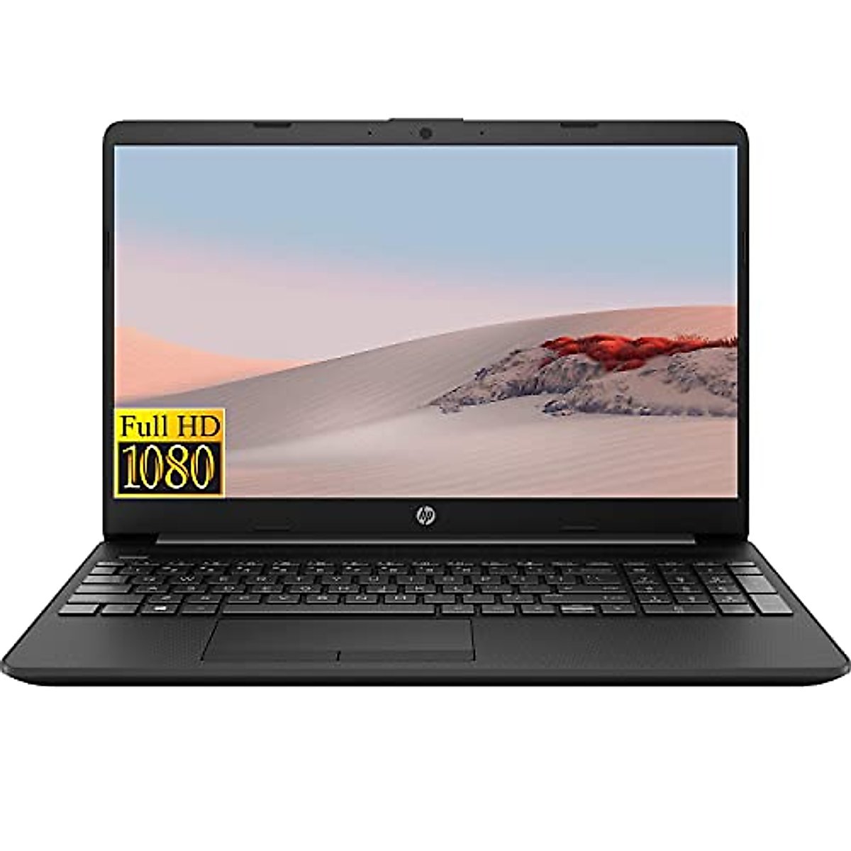 HP Pavilion Laptop (2021 Latest Model), 15.6" FHD Display, Intel Celeron Processor, 16GB DDR4 RAM, 1TB SSD, Online Conferencing, Webcam, HDMI, WiFi, Bluetooth, Windows 10