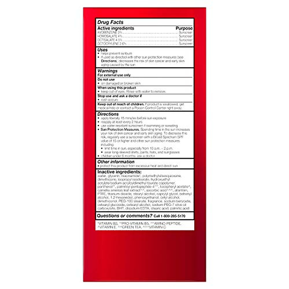 Olay Regenerist Regenerating Face Lotion with Sunscreen SPF 15 Broad Spectrum, No Scent, 2.5 fl oz