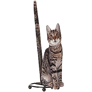 Tiger Striped Paper Holder - Photo-Realistic Cat Metal Paper Towel or Toilet Paper Dispenser