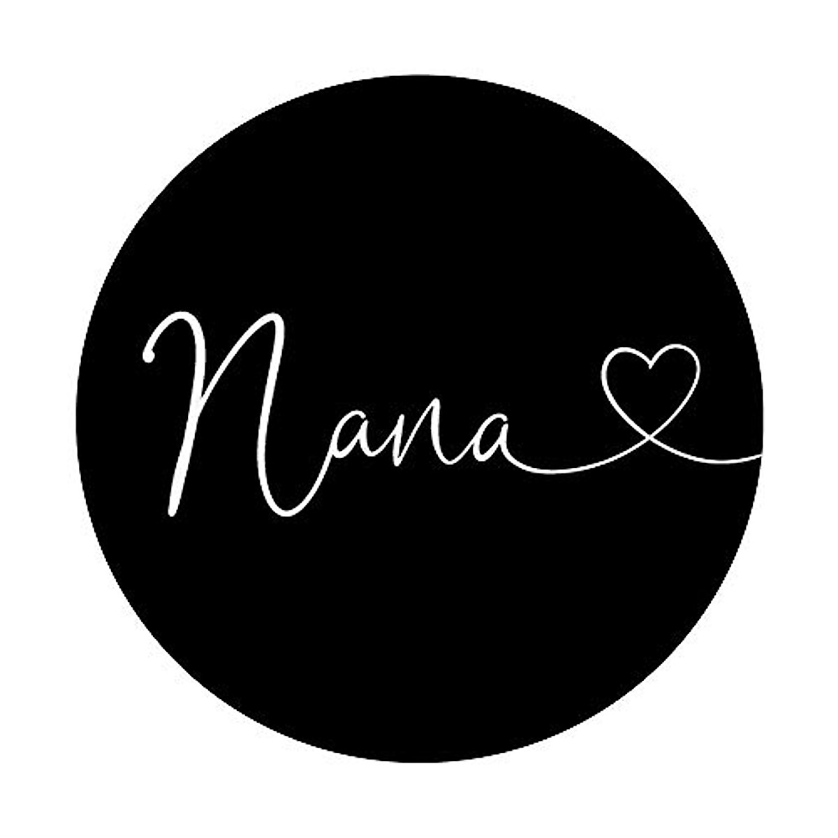Nana Heart Women Grandma Christmas Mother's Day Birthday PopSockets Swappable PopGrip