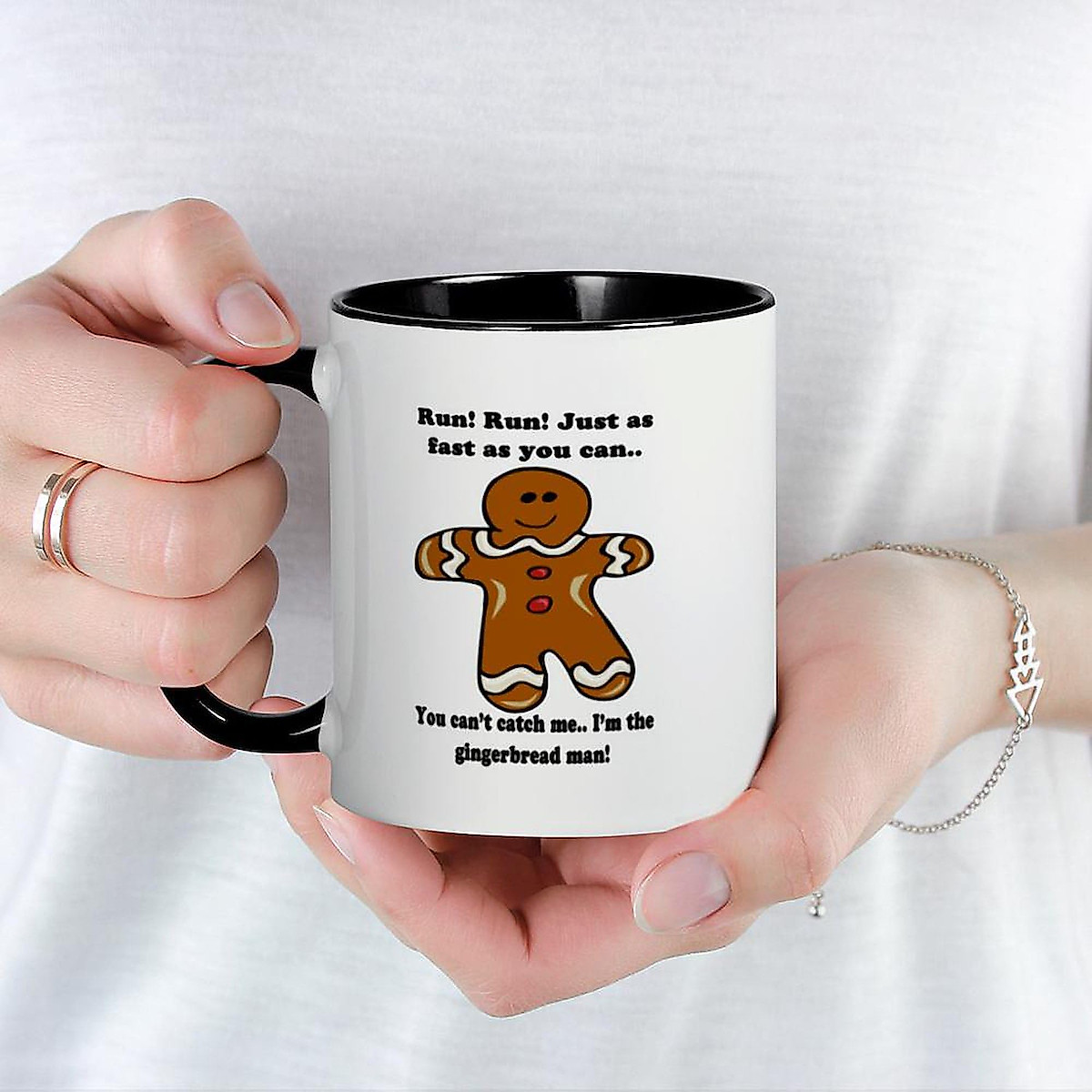 CafePress GINGERBREAD MAN! Mug Ceramic Coffee Mug, Tea Cup 11 oz