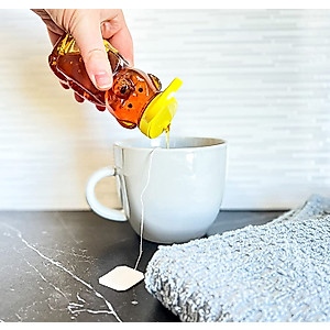 CLEARVIEW CONTAINERS | 2 Ounce Honey Bears with Screw Top Lid | Perfect for Holidays, Baby Shower Gifts, Beekeeping, Honey Dispensing (2 Ounce Bears, 24 Pack, White)