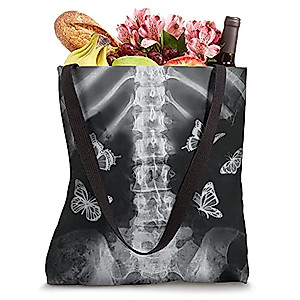 Egirl Skeleton Xray Butterfly Harajuku y2k Dark Edgy Grunge Tote Bag