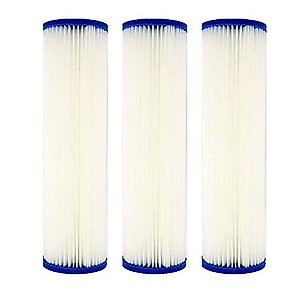 Pack of 3 Watts (WPC5-975) 9.75"X2.75" 5 Micron Pleated Sediment Filter