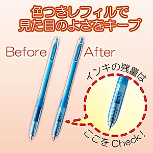 SAKURA Ball Sign Knock Gel Ink Pen, 5 Metallic Color Assorted (GBR156-5A)