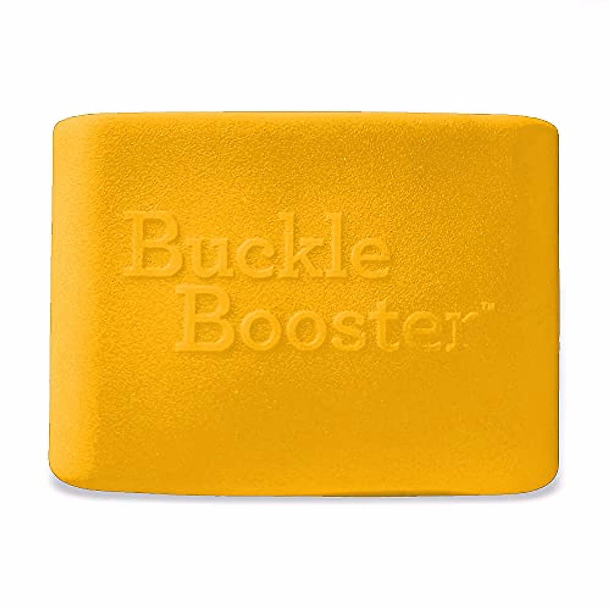 Seat Belt Buckle Booster™ Yellow (BPA Free) - Raises Your Seat Belt for Easy Access - Stop Fishing for Buried Seat Belts - Makes Receptacle Stand Upright Buckling (2)