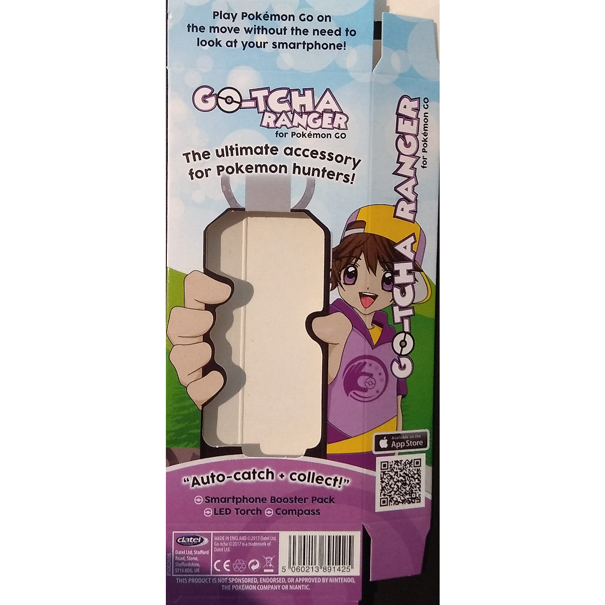 Gotcha Go-Tcha Ranger LED Touch Screen for Pocket Monster Go Plus Accessory for iPhone/Android - Blue