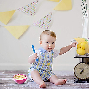 MAXPRO, 3 Pack Sensory Teething Tubes Soft Silicone Teether Toy for Babies with Autism,Biting,Chewing,Oral Motor Needs,Chew Stick for Infant Toddlers Kids, Blue,Green,Red, 6.9 inch*6.5 inch*6.5 Inch