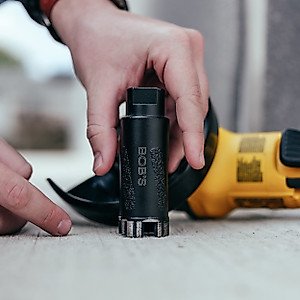 BISupply Diamond Core Bit - 1-3/8 x 4in Hard Stone Tile Drill Bits Concrete Diamond Drill Bits for Granite Cement Holes