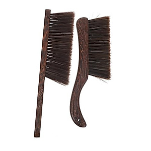 GOOHOCHY 2pcs Brown Bathroom Cleaning Tools Car Cleaning Hand Broom Brush Clothes Brush
