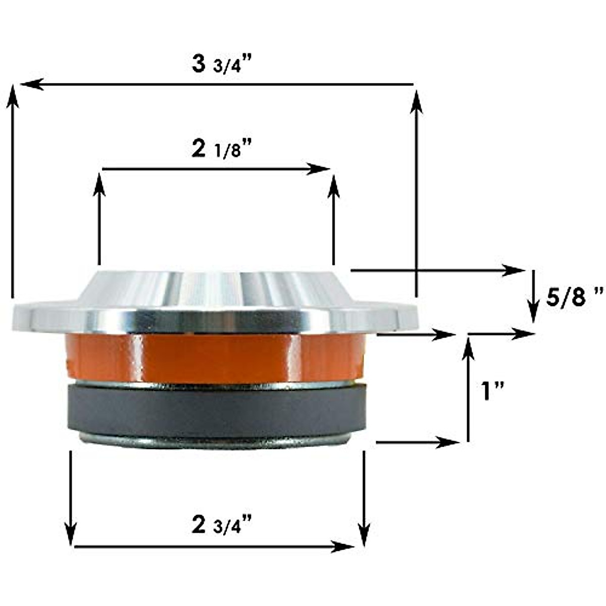 Audiobank AB-TW220 3.75 inch 600 Watt Car Audio Heavy Duty Compression Super Horn Tweeter/Die cast Aluminum Frame/Frequency Response: 2000 Hz - 20000 Hz